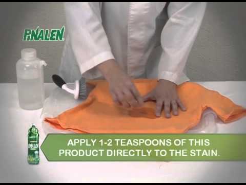 How to remove stains with Pinalen® - YouTube