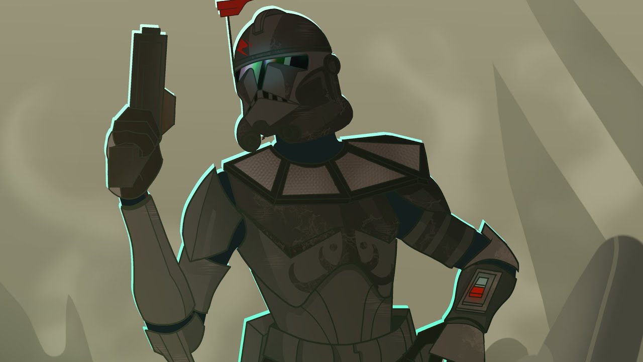 Commander Cinder | Star Wars Clone Wars OC Speedpaint - YouTube