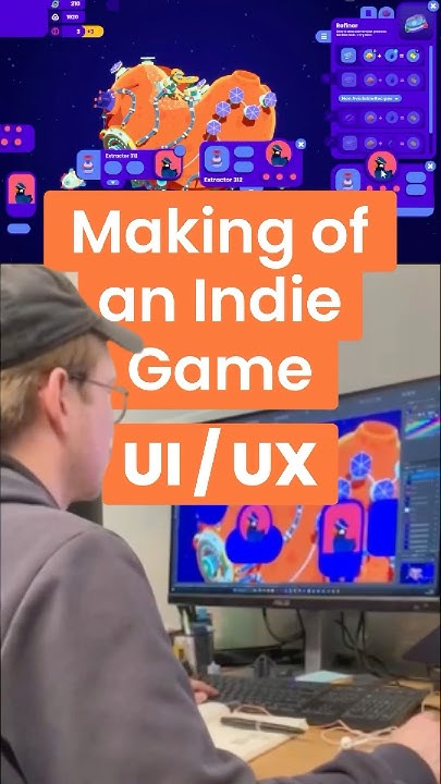 Working on the UI for Star Birds: Control Panels and Resource Recipes #gamesvlog #indiegame # ...