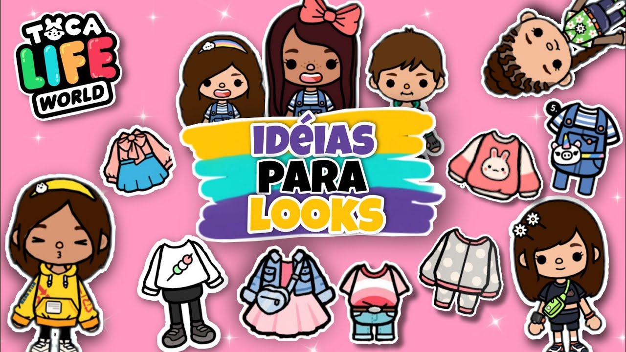 Idéias de looks 🛍 Toca life world | Evelyn games 🌟 - YouTube