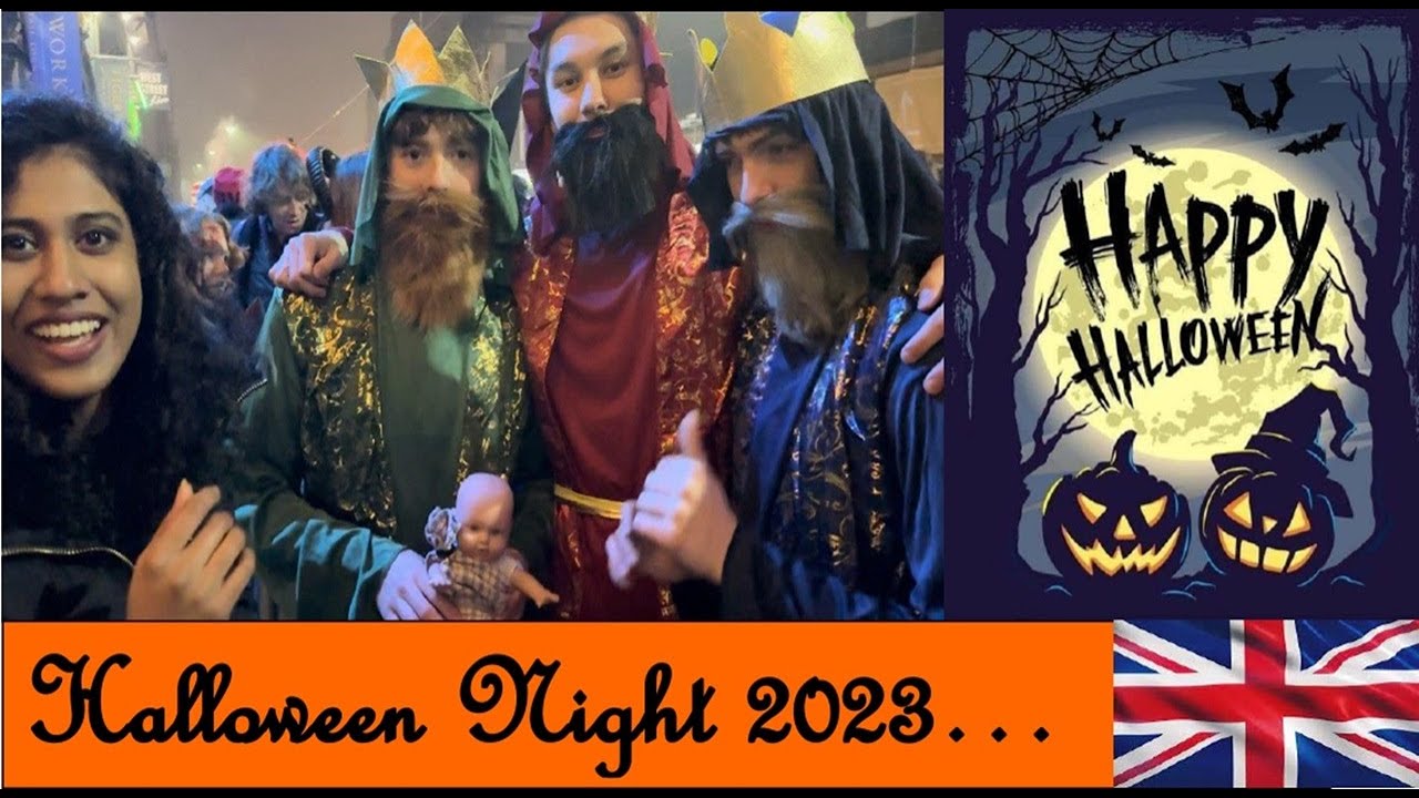 Halloween Night in England #halloween2023 #england #sheffield # ...