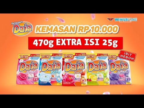 Detergen Daia • Kemasan Rp 10.000 • TVC Edisi 2025 • Iklan Indonesia 15 ...