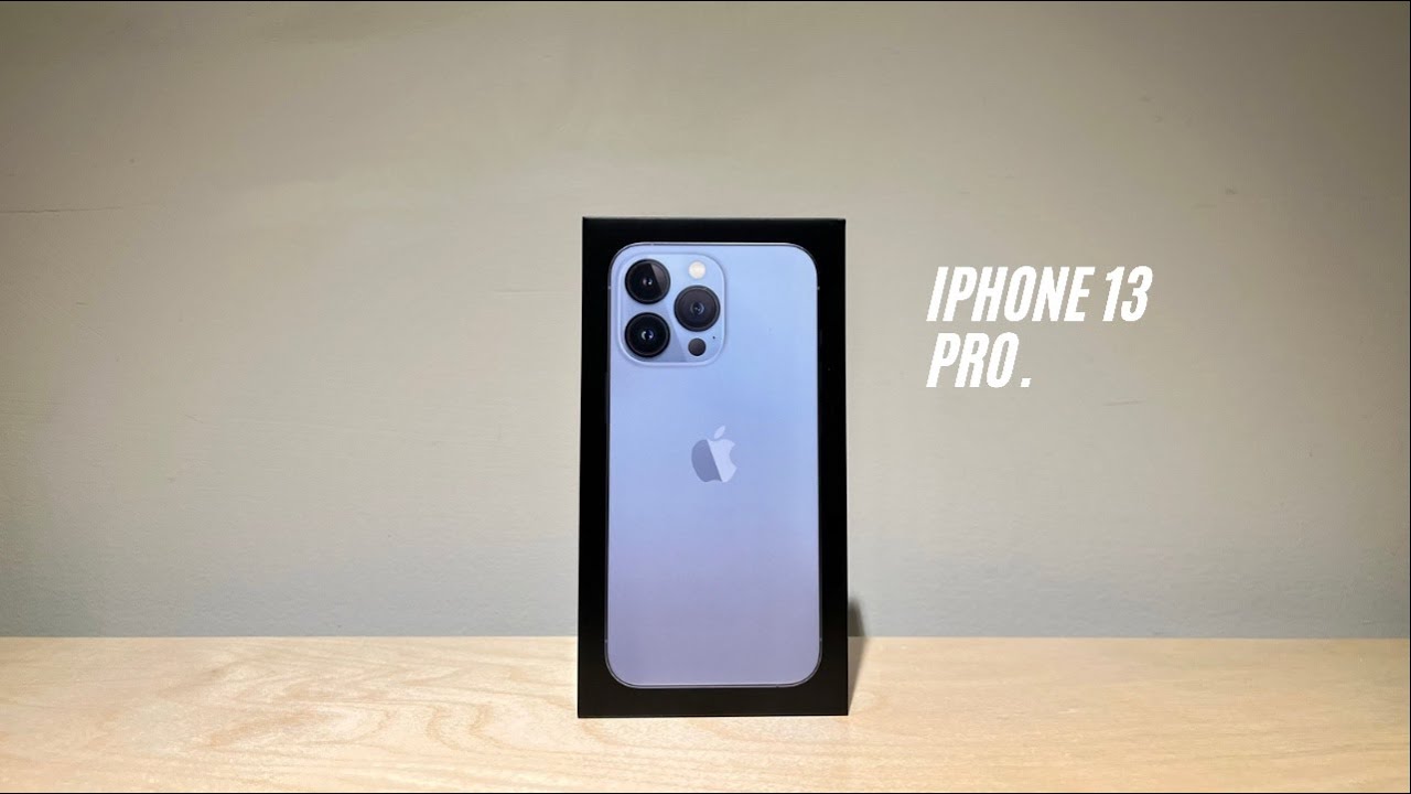 iPhone 13 Pro Sierra Blue: Unboxing and Setup (ASMR) - YouTube