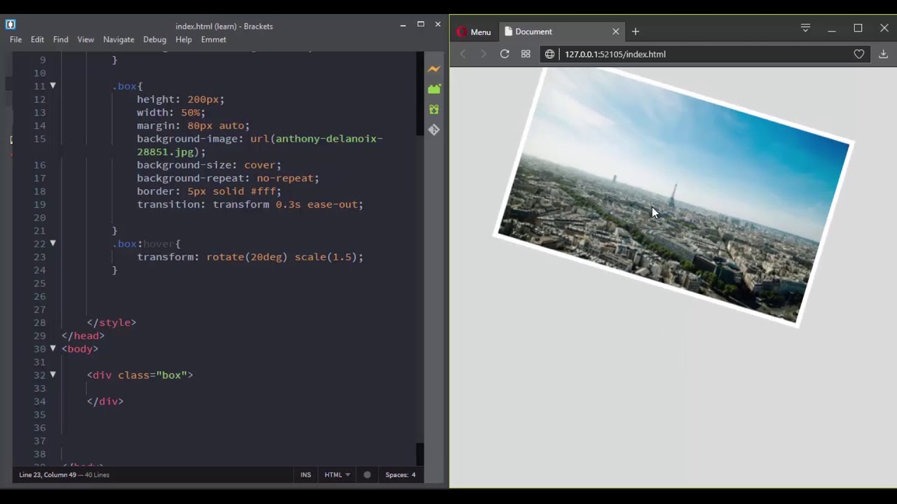 Having Multiple Transformation With Css Transforms Youtube