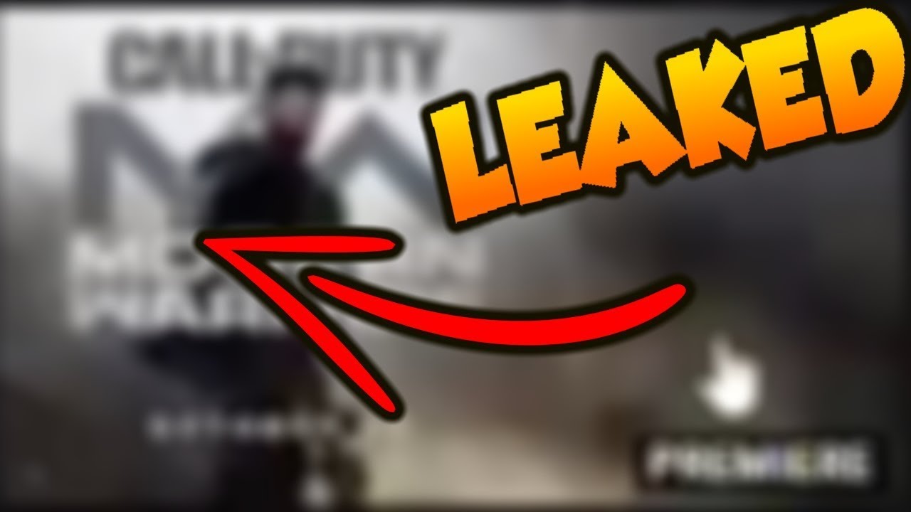 Call Of Duty Modern Warfare: LEAKED Artwork, Release Date, & Trailer ...
