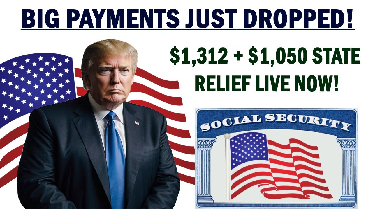 $1,312 + $1,050 Stimulus Checks Hitting Accounts NOW! | State Payments ...