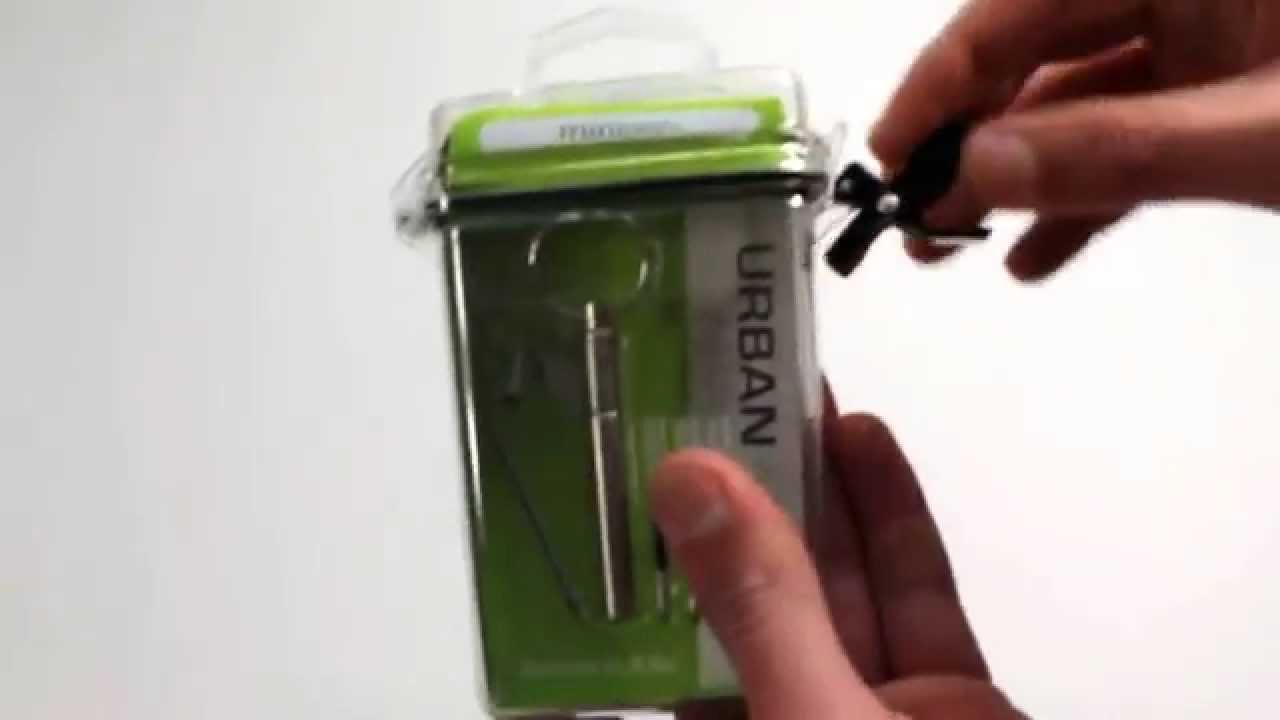 Urban Gear Mini Telescoping Keychain Pen and Waterproof Case - YouTube