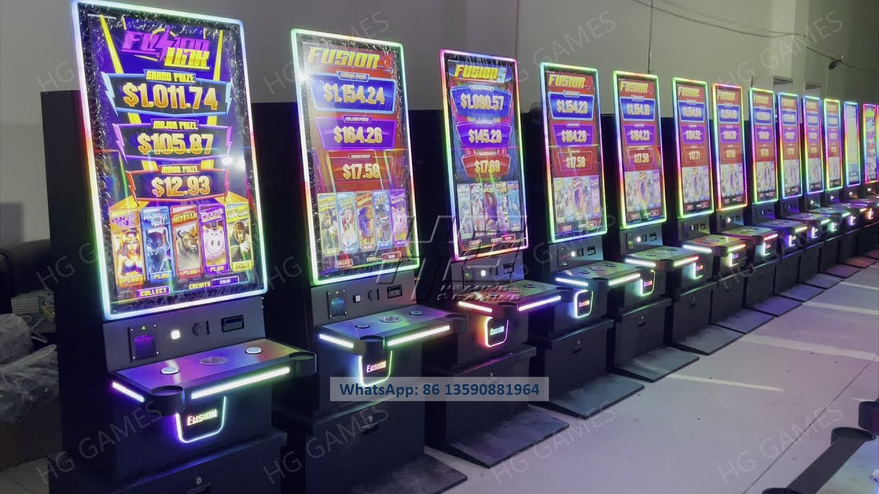 USA 43 Inch Vertical Fusion 5,Fusion Link Skill Slot Casino Game ...
