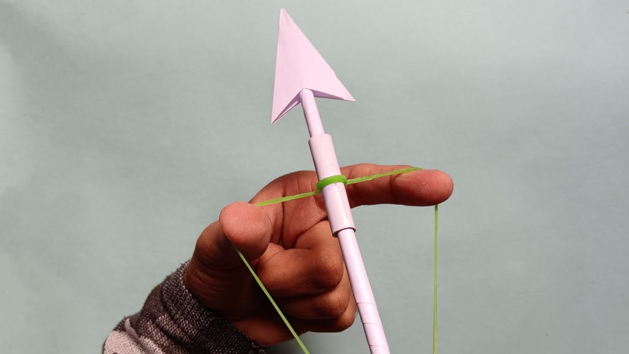 NEW ! Only in one paper | How to make a paper new Finger crossbow ...