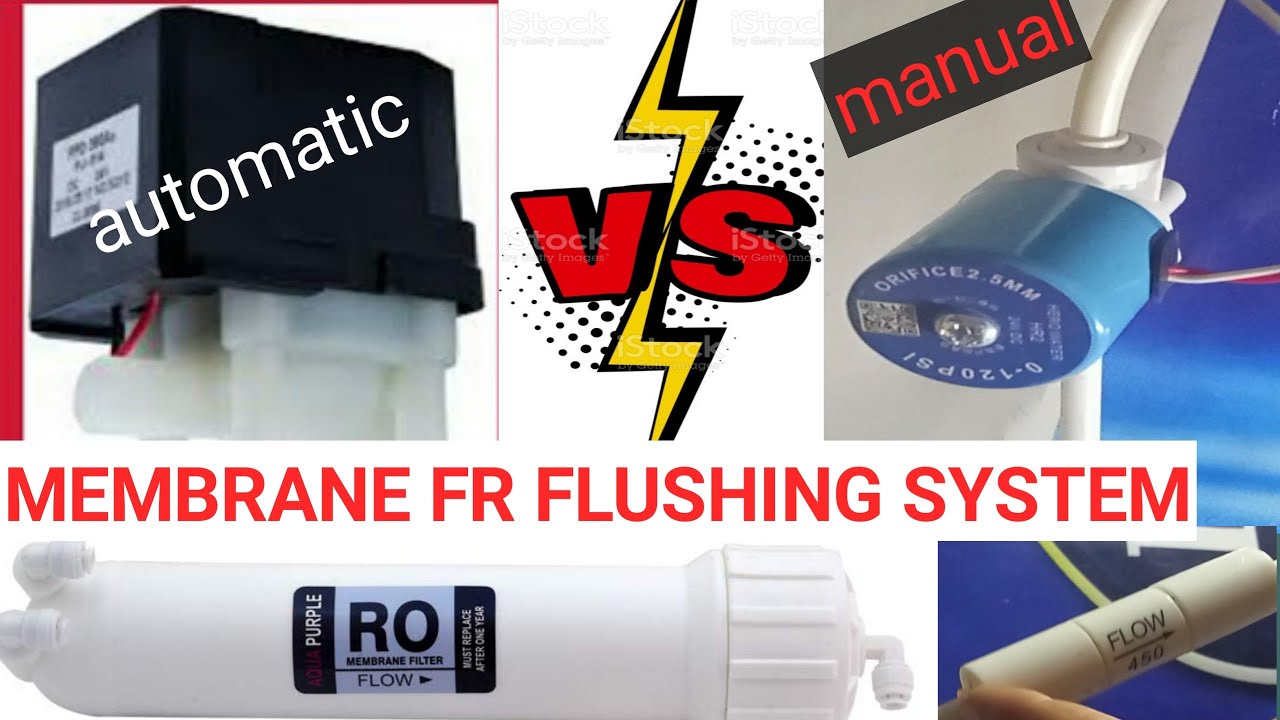 AUTOMATIC RO FR FLUSHING(refreshing MEMBRANE) VS MANUAL RO FR FLUSHING ...