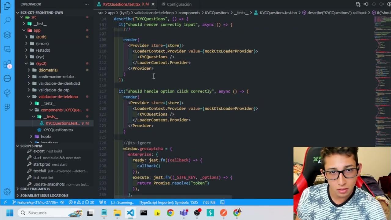 Deshabilitar nuevo sticky scroll código de vscode - YouTube