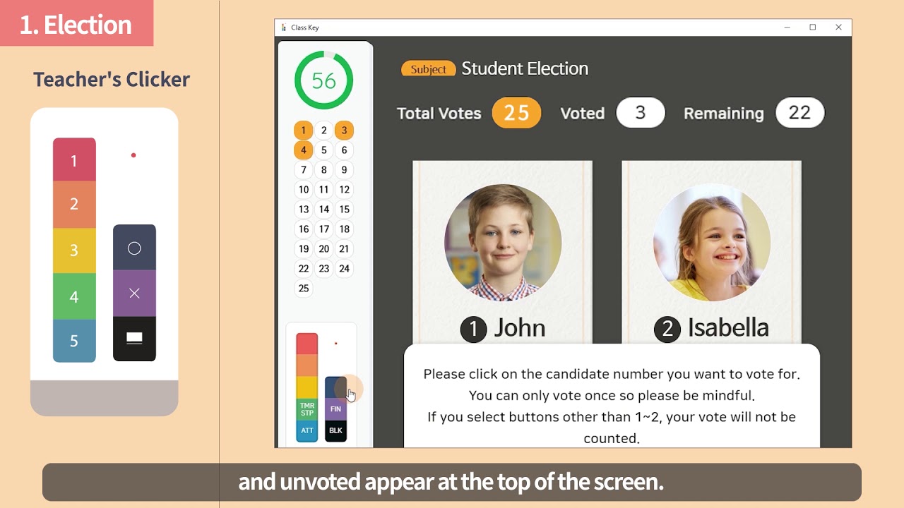 CLASS KEY | How To Make Election and Free Vote In Class With Class Key ...