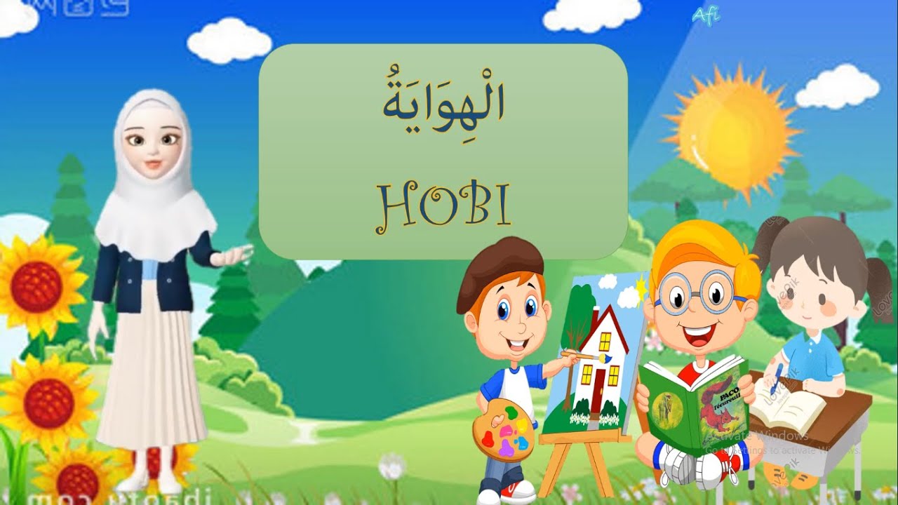 Bahasa Arab kelas 1 - Al-Hiwayah (Hobi) - YouTube