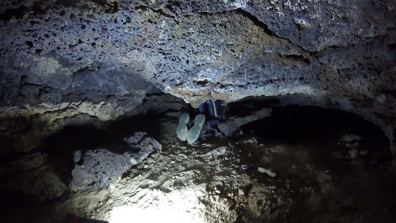 Exploring Lava Tubes In Utah - YouTube