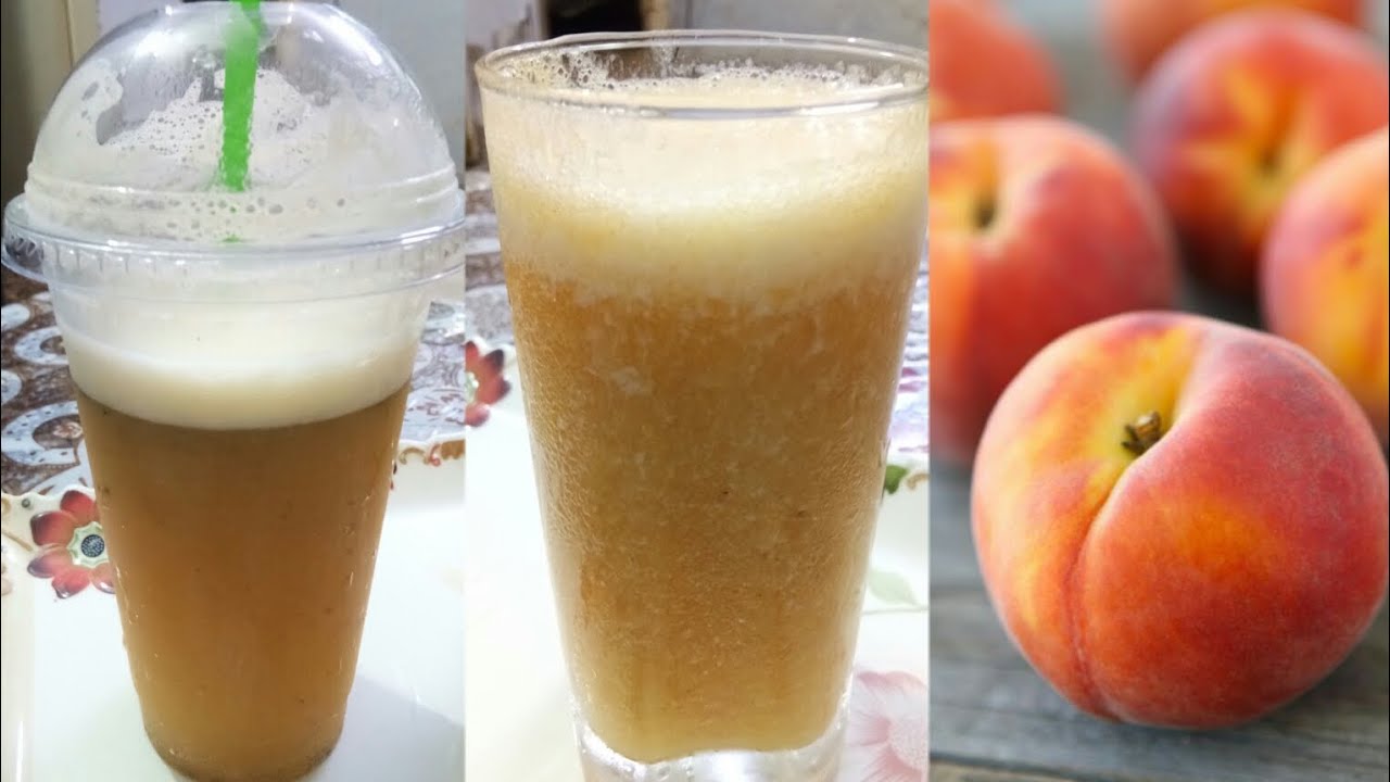 Summer special peach 🍑 drink | آڑو کا شربت گرمی میں بہت ٹھنڈا | hindi ...