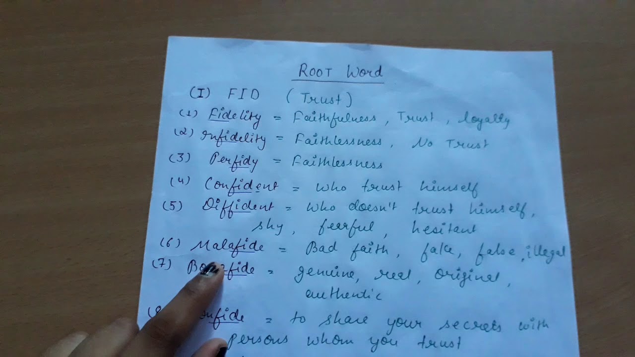 Vocabulary Root Word 1 For Competitive Exam YouTube vocabulary-root-word-1-for-competitive-exam-youtube