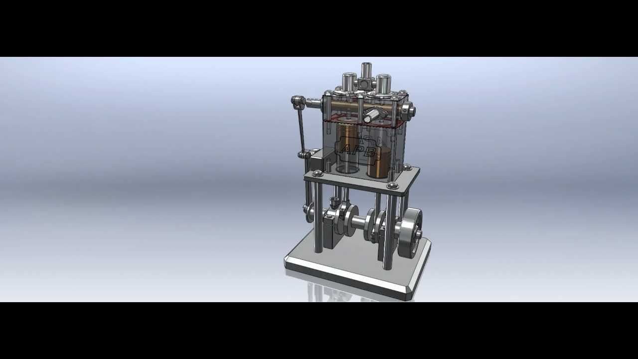Rotary Valve Steam Engine.avi - YouTube