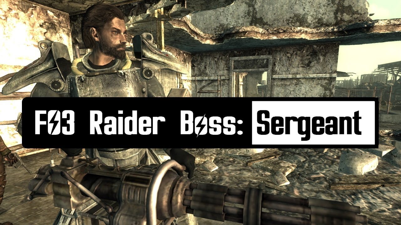 FO3 Raider Boss: Sergeant - YouTube