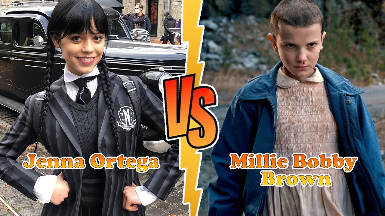 Jenna Ortega (Wednesday) VS Millie Bobby Brown (Stranger Things ...