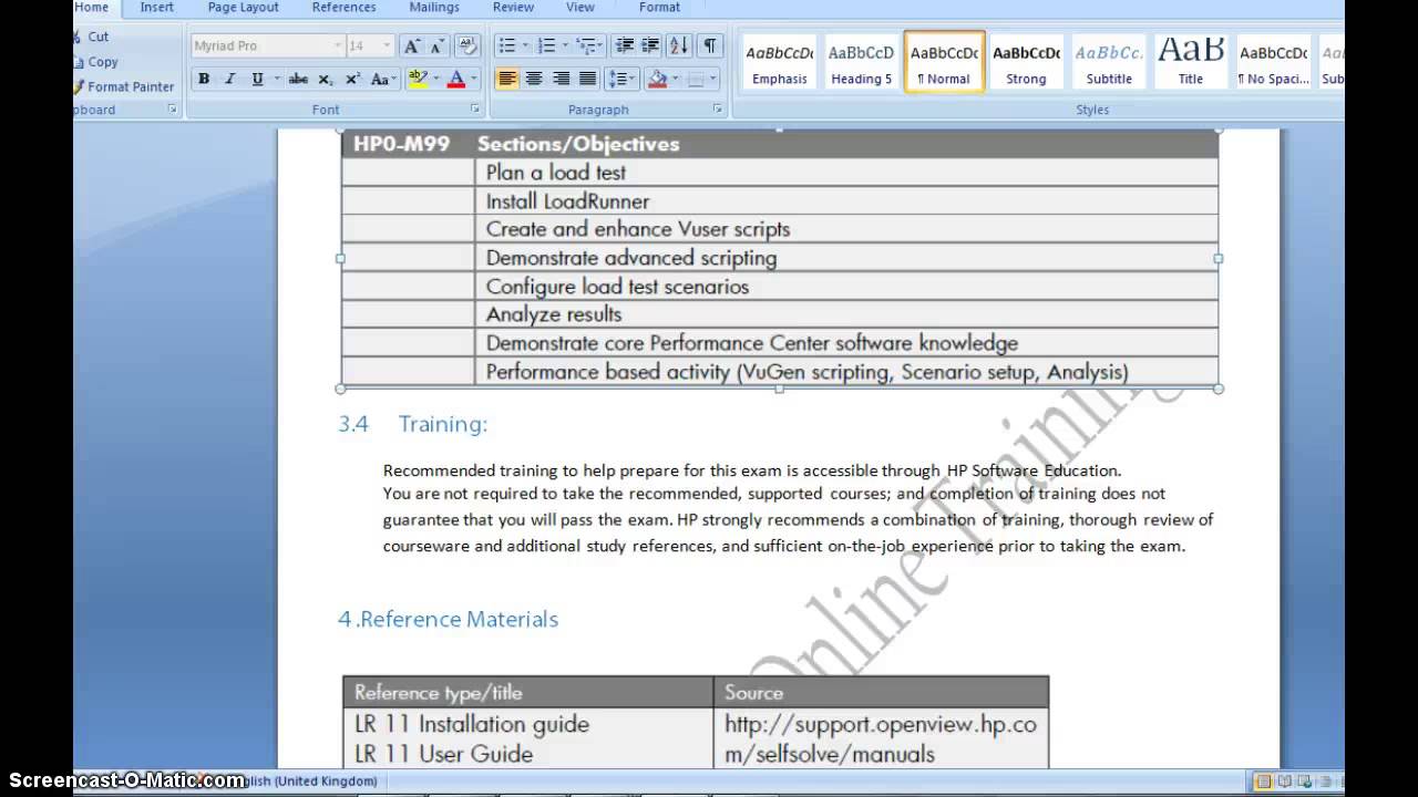 HP Loadrunner Certification Training|HP0-M99|ASE certification on ...