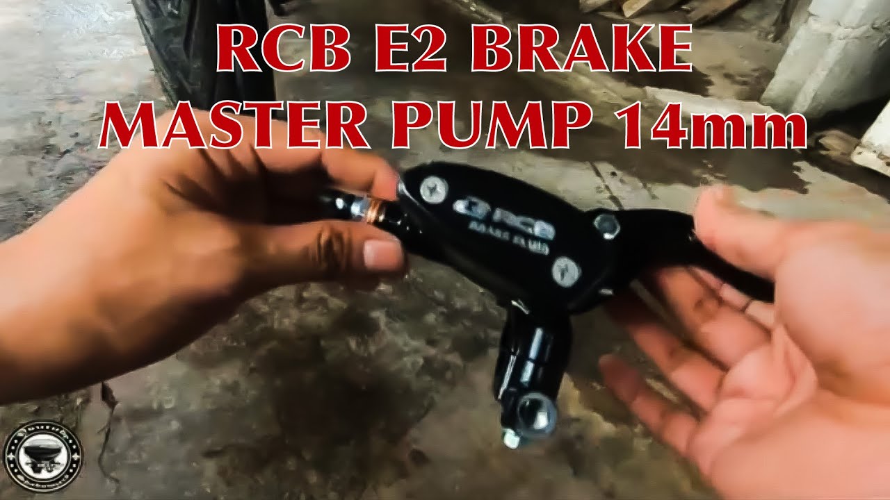 RCB E2 MASTER BRAKE PUMP 14mm UNBOXING & INSTALLATION | Suzuki Raider ...