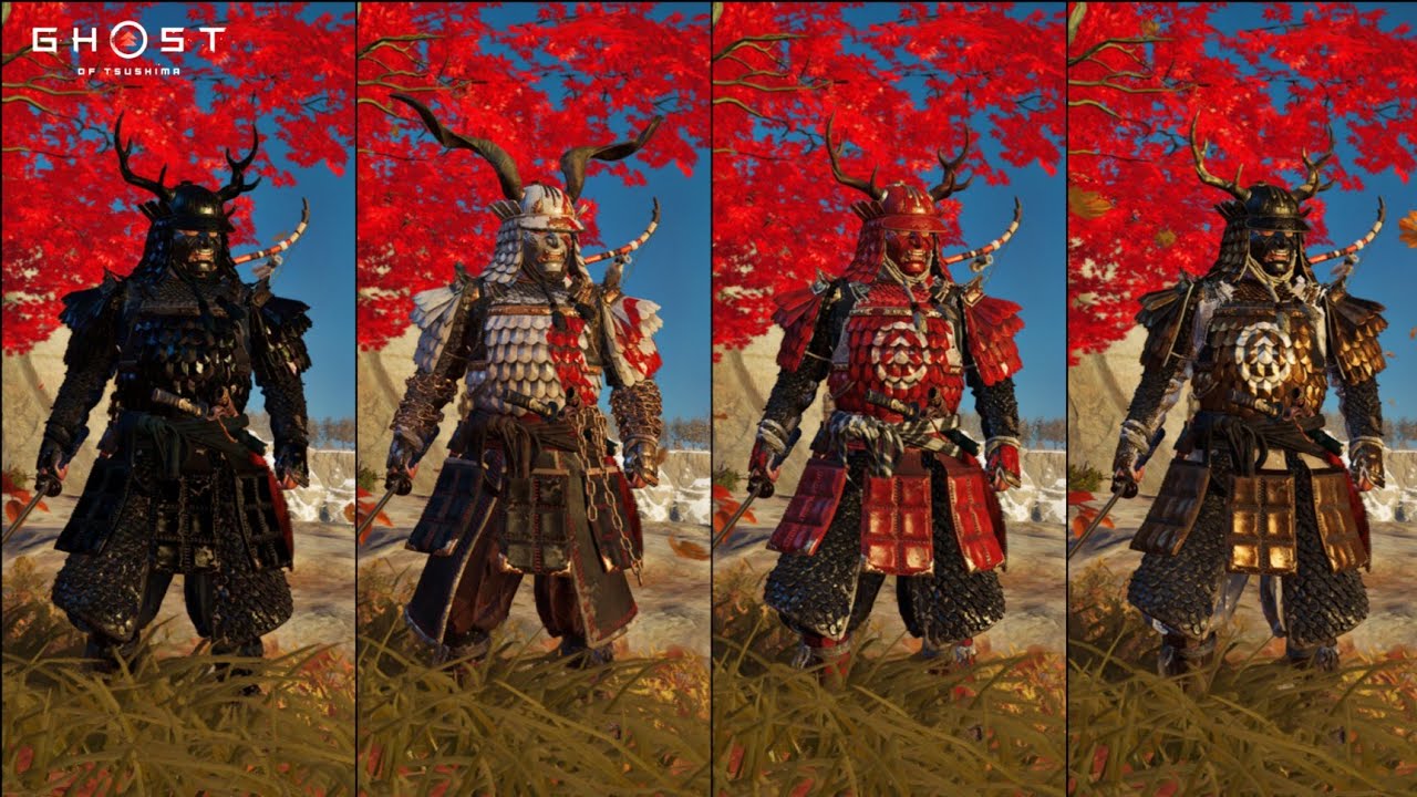 Sakai Clan Armor All Dye Showcase and Gameplay || Ghost of Tsushima ...