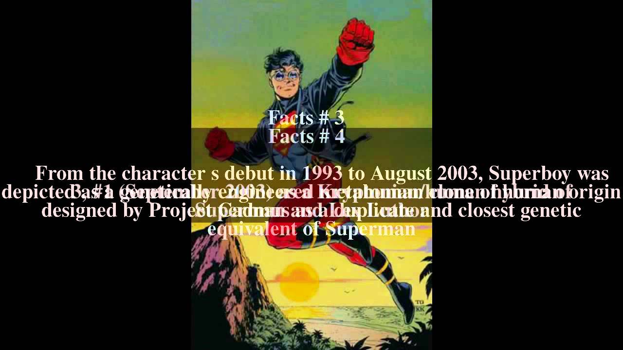 Superboy (Kon-El) Top # 7 Facts - YouTube