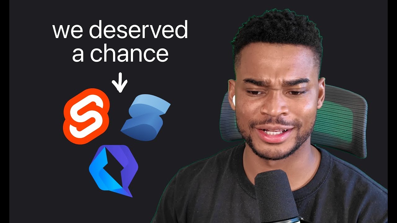 React won by default (and it's killing innovation) - YouTube