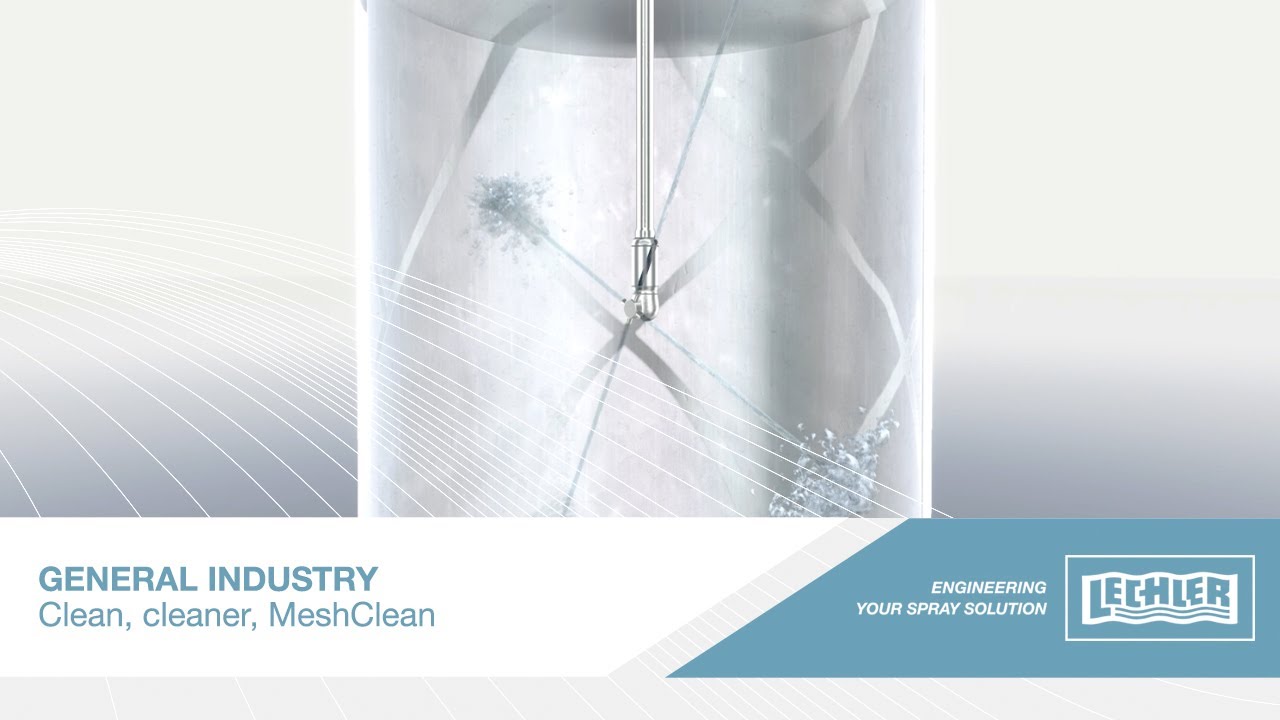 Lechler MeshClean | High Impact Tank Cleaning Machine | Animation ...