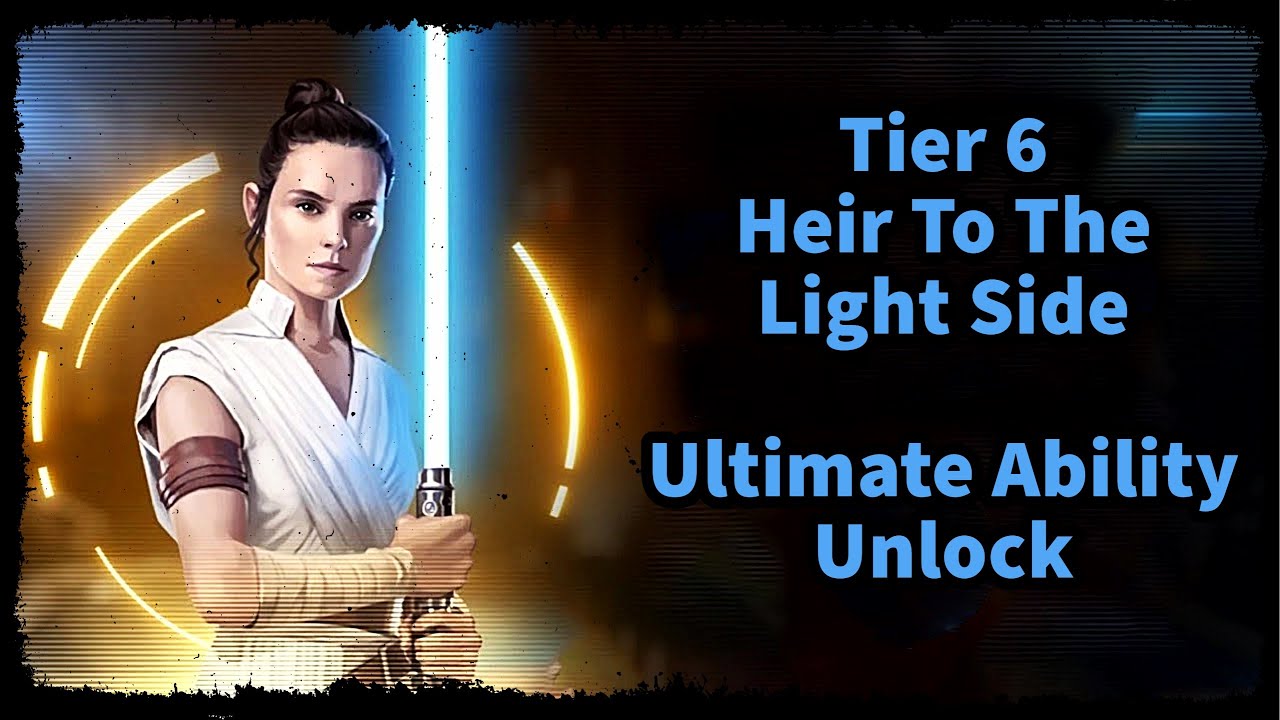Galactic Legend Rey - Tier 6 - SWGoH - YouTube