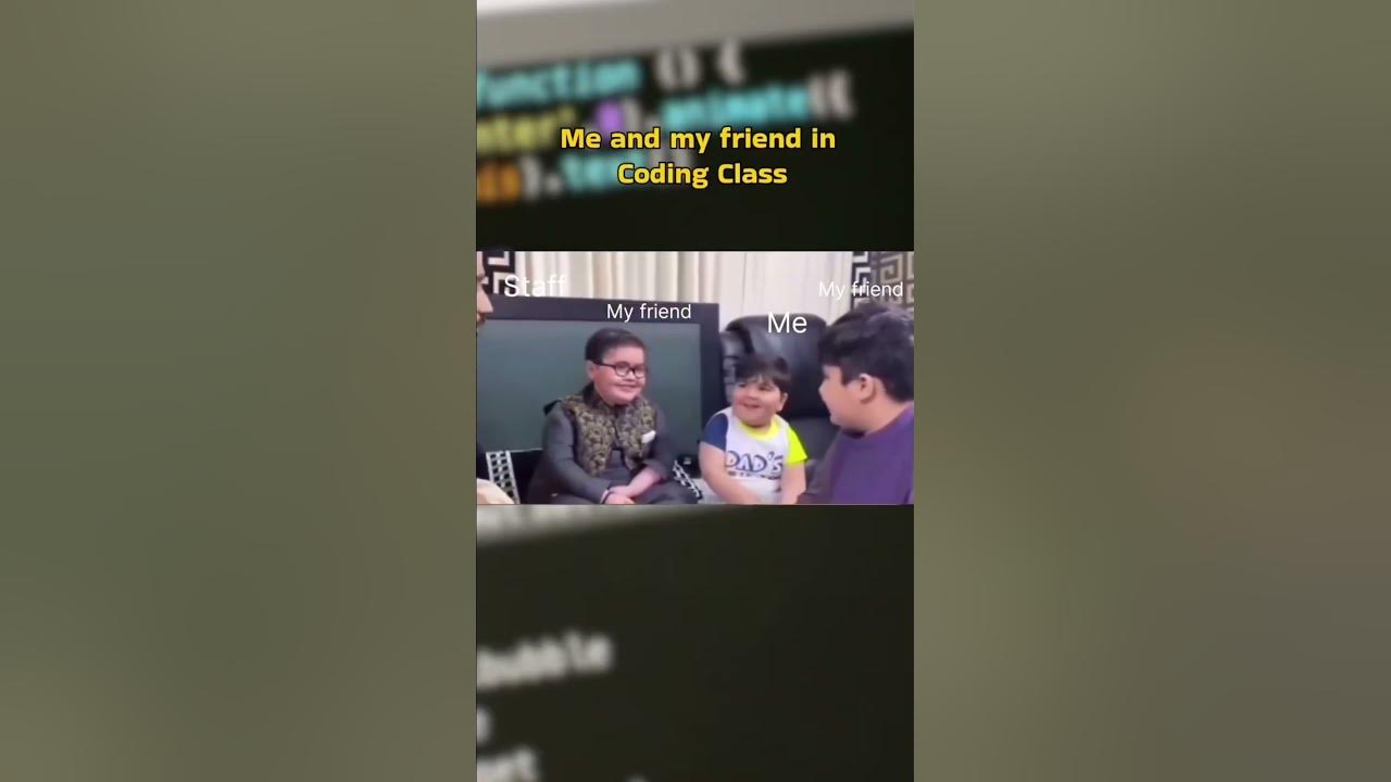 Me And My Friend In Programming Class 😂 Coderlife Programminglanguage React Coding