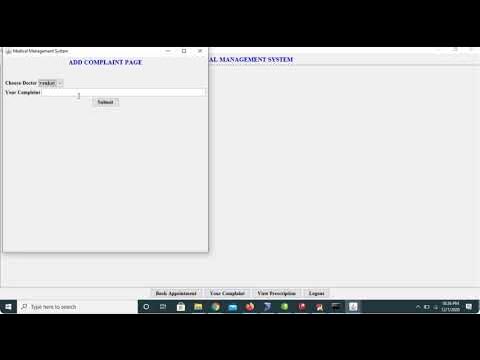 Medical Management System Java Project Using AWT,Swings and JDBC II IEEE II JAVA II ML II AI II ...