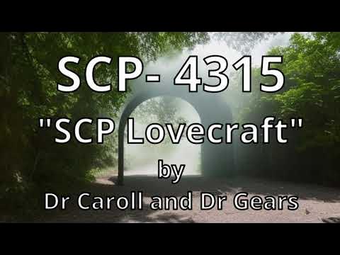 SCP-4315 "S.C.P. Lovecraft". Narrated by AI Gideon Ofnir, The All knowing. - YouTube