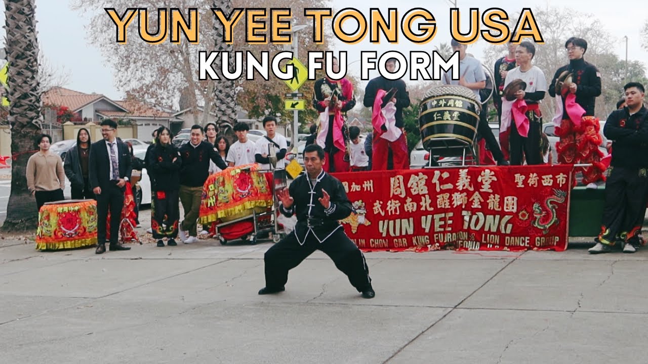 Yun Yee Tong USA 美國加州周舘仁義堂傳統功夫學院 Martial Arts Kung Fu Form - YouTube