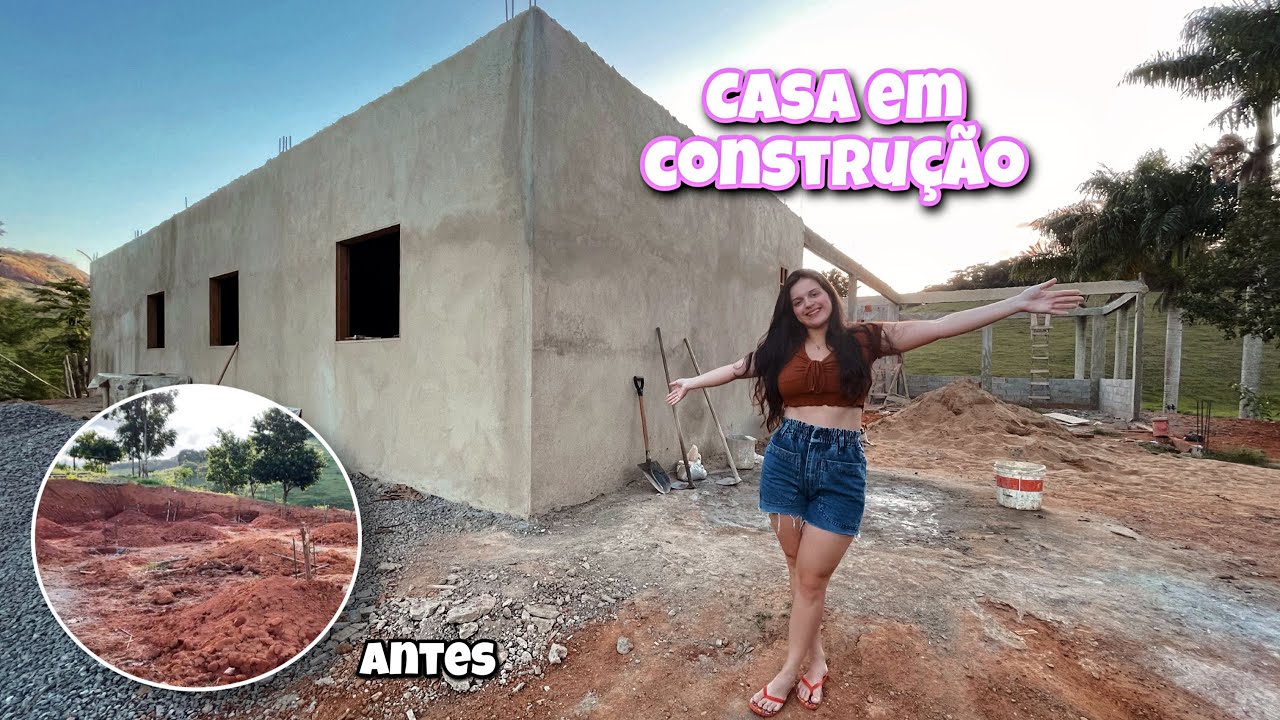 ESTAMOS CONSTRUINDO UMA CASA NA ROÇA! - YouTube
