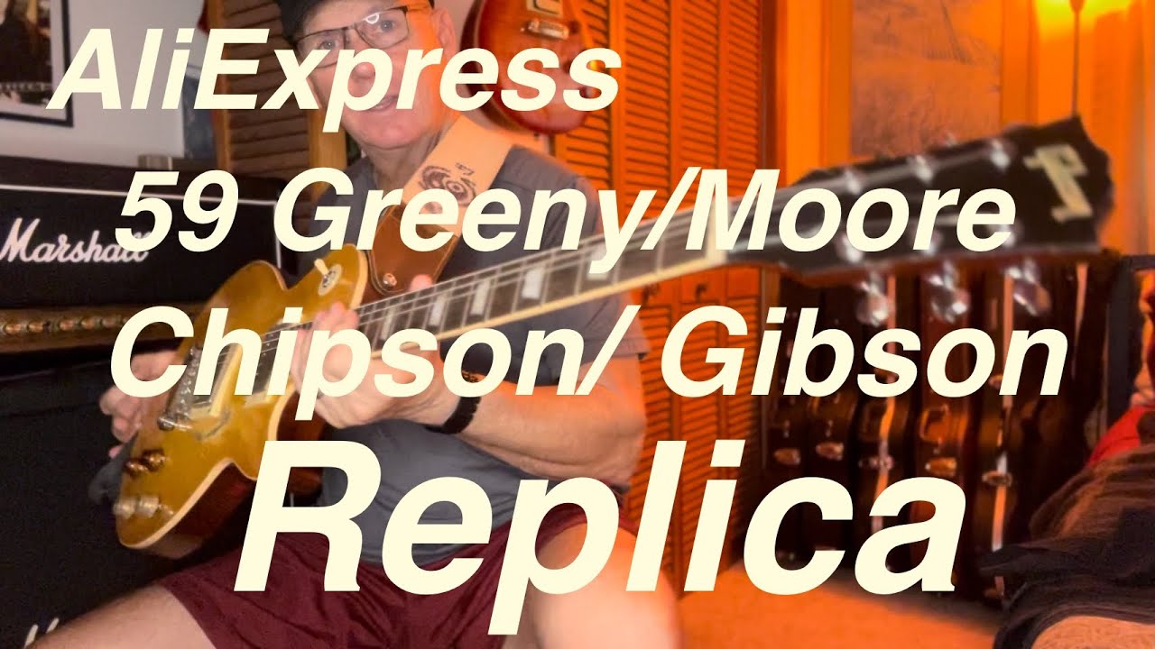 Chipson 59 Greey/Moore Guitar! THE BEST! - YouTube