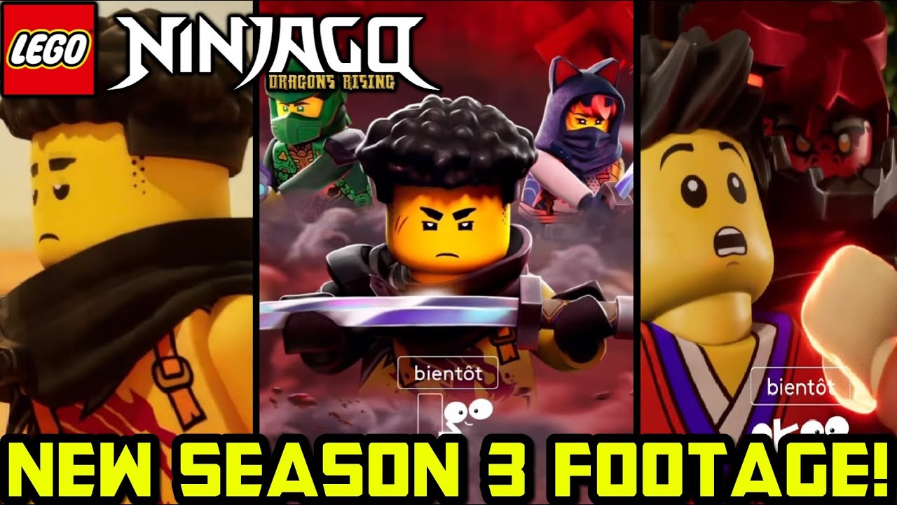 WILD NEW SEASON 3 FOOTAGE! 🐲 Evil Arin, Forbidden Five & MORE! Ninjago ...