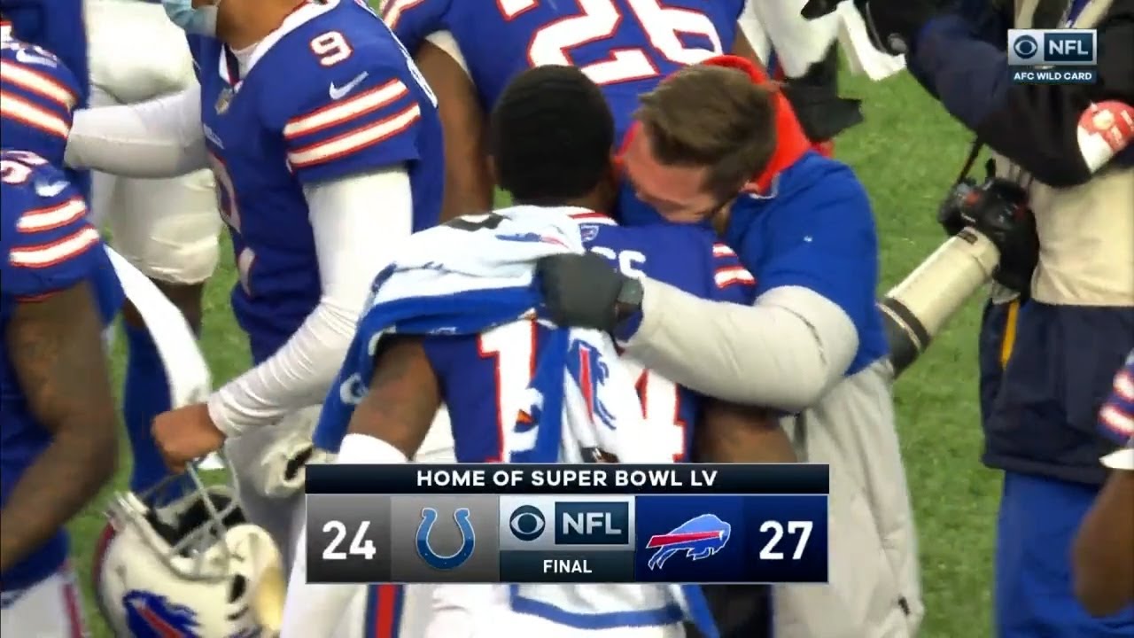 Buffalo Bills win their first playoff game in 25 years - YouTube