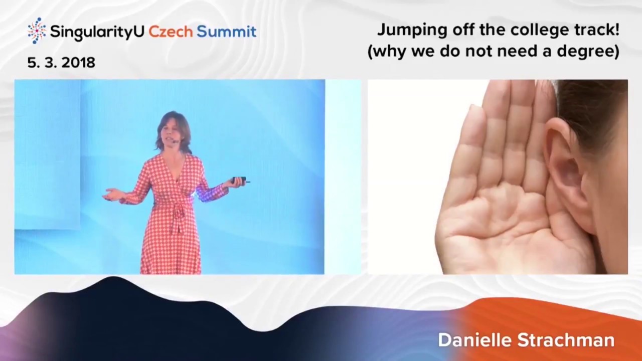 Future of Education: Danielle Strachman, Jump Off the College Track I ...