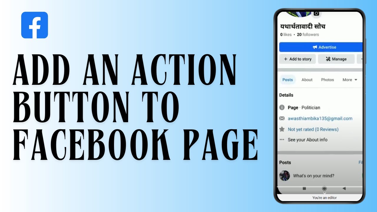 (NEW Method) How To Add An Action Button To Facebook Page - YouTube