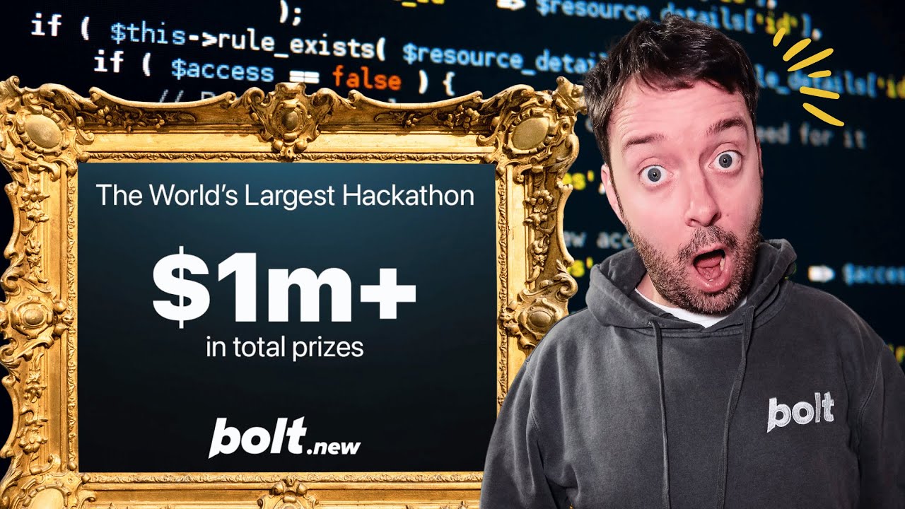 Win $1,000,000 with Bolt.NEW's Hackathon🤯Insane! - YouTube