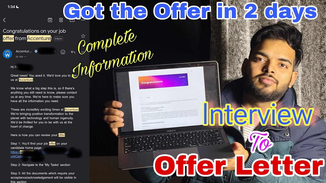 Received Offer Letter In 2 Days | Complete Interview Process Of ...