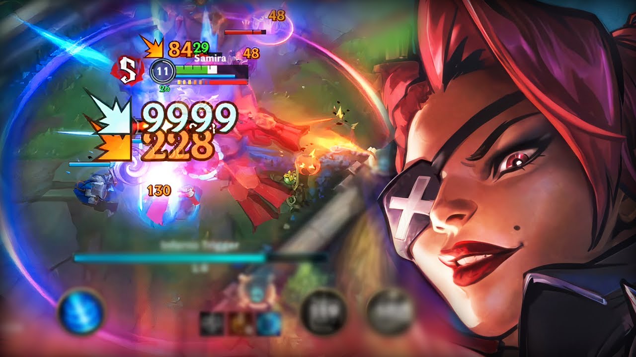 Soul Fighter Samira Gameplay 27 Kills Build And Runes Wild Rift Youtube