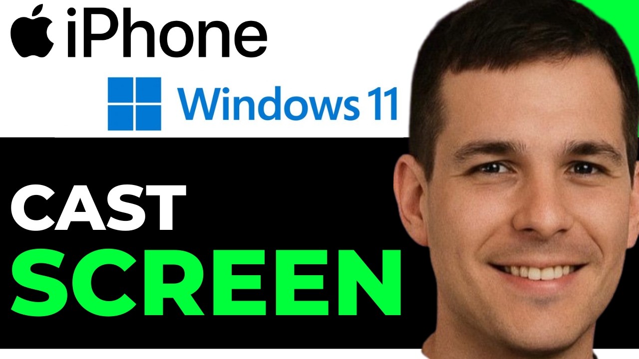How To Cast iPhone Screen To Windows 11 (Laptop & PC) - YouTube