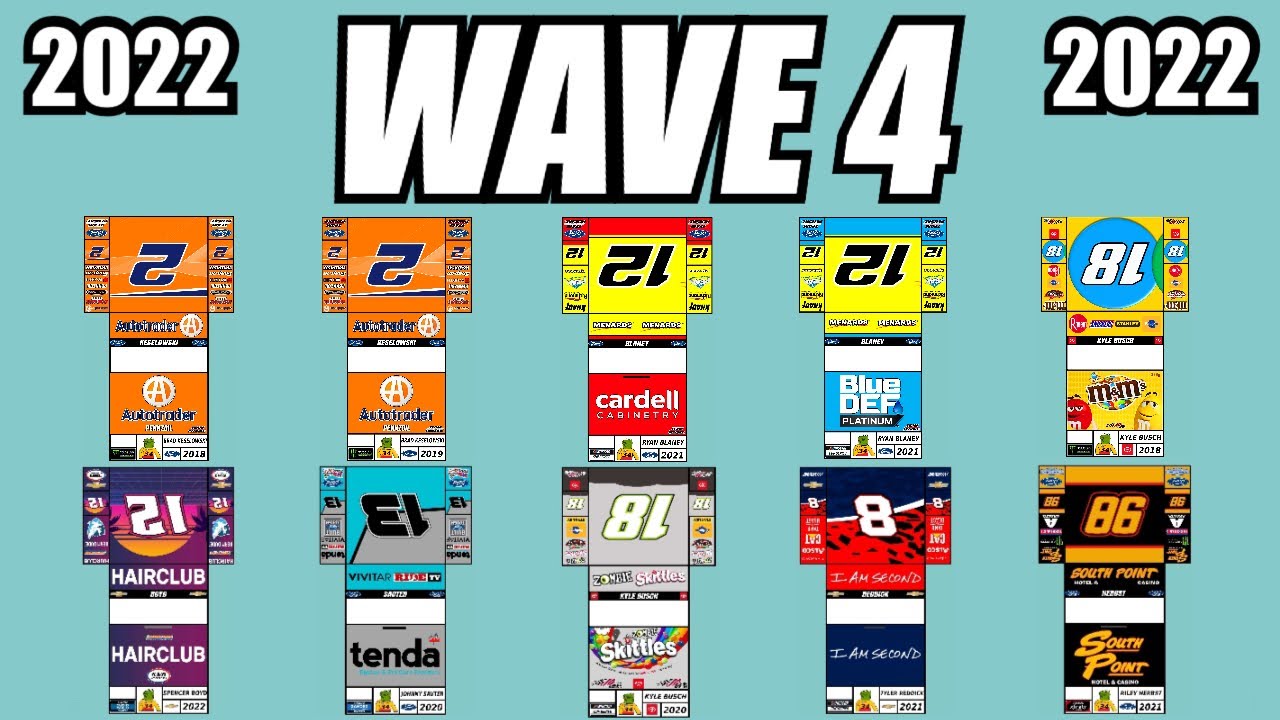 Nascar Pit-Boxes 2022 Wave 4 - YouTube