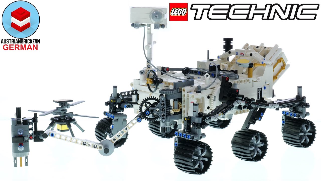 LEGO Technic 42158 NASA Mars Perseverance Rover LEGO Speed Build Review ...
