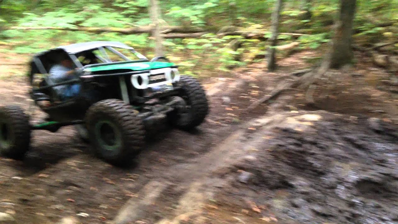 Polish Tom wheeling Toyota buggy Crazy 8's rock ledge steps - YouTube