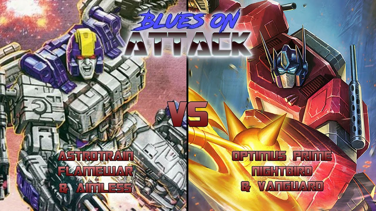 Transformers TCG: Astrotrain, Flamewar & Aimless VS Optimus Prime ...
