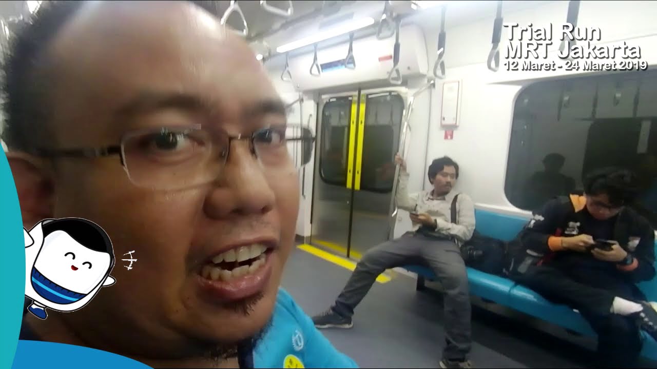Intermezo Attending Jakarta MRT Trial Run - YouTube