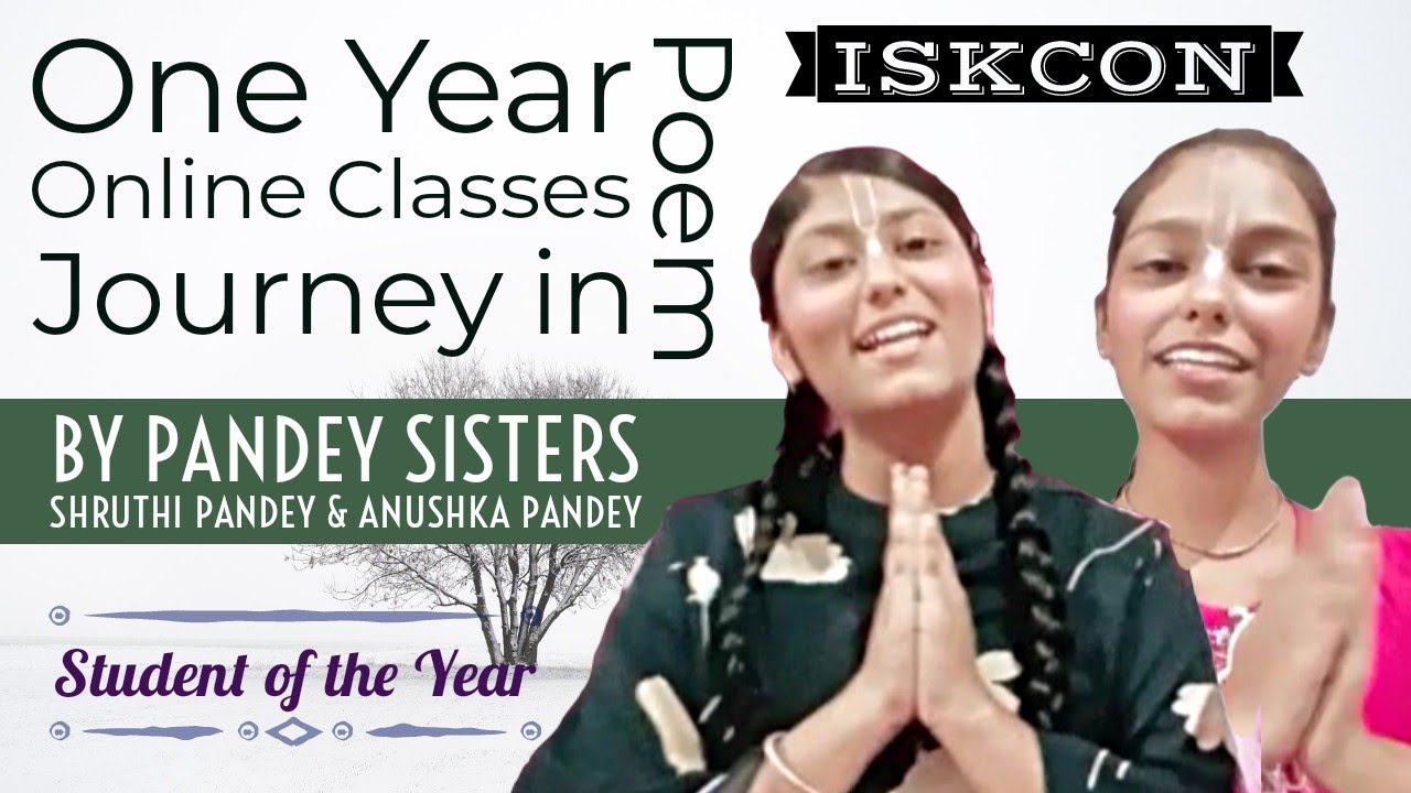 One Year Journey in Poem | By Shruthi and Anushka Pandey - YouTube